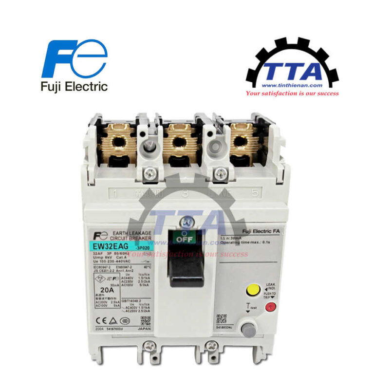 Aptomat (ELCB) Fuji EW32EAG 3P 1.5kA - Tín Thiên An