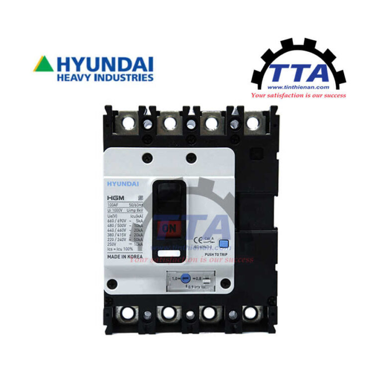 Aptomat (MCCB) HYUNDAI HGM1250S 4PNENBS 4P 70kA - Tín Thiên An